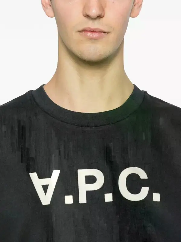A.p.c. Logo Detail T-shirt - Black