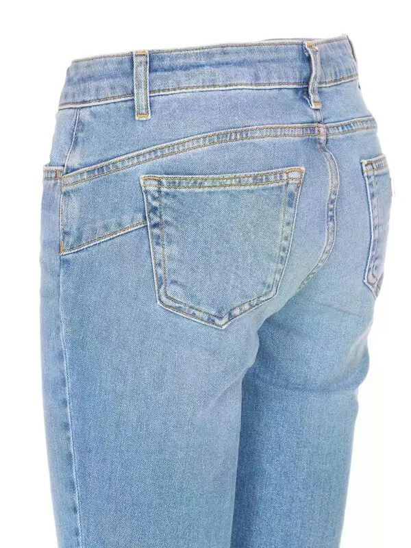 Liu Jo Logo-plaque Bootcut Jeans - Blue