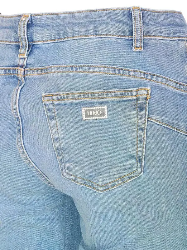 Liu Jo Logo-plaque Bootcut Jeans - Blue