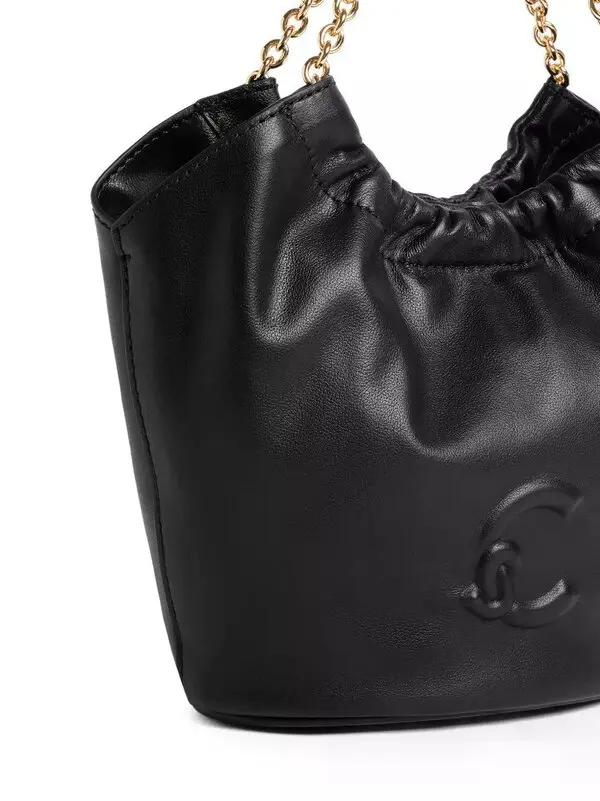 COCCINELLE Embossed-logo Tote Bag - Black