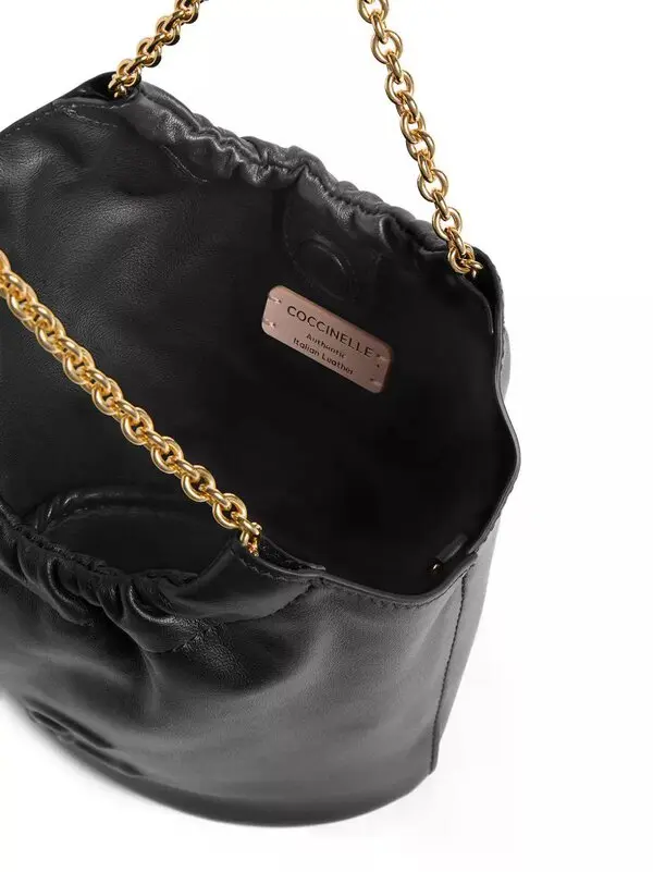 COCCINELLE Embossed-logo Tote Bag - Black