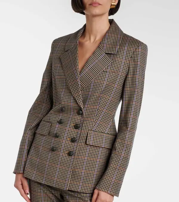 Veronica Beard Claude Checked Blazer