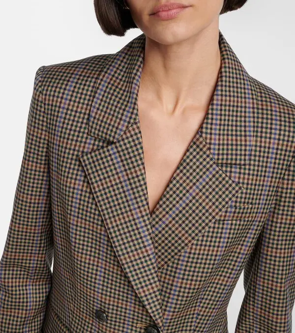 Veronica Beard Claude Checked Blazer