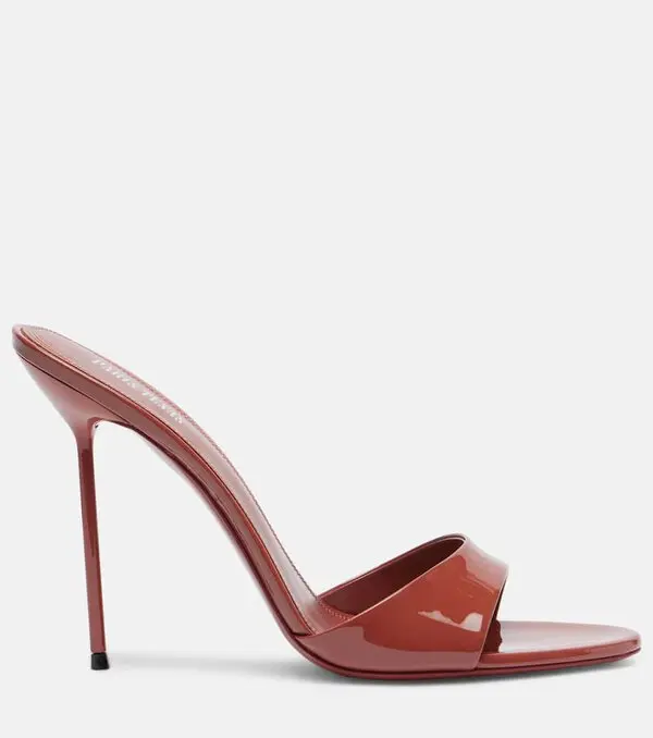 Paris Texas Lidia 105 Leather Mules - Brown