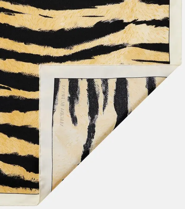 Magda Butrym Printed Silk Scarf