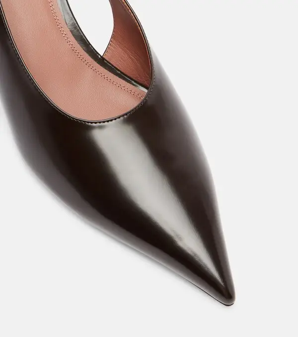 Paris Texas Nina Leather Slingback Pumps
