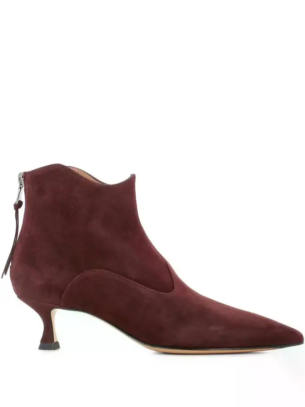 TASSINARI Pointed-toe Ankle Boots - Red