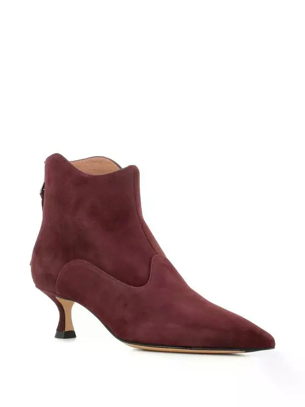 TASSINARI Pointed-toe Ankle Boots - Red