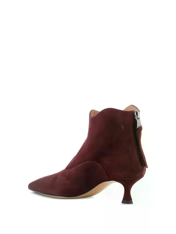 TASSINARI Pointed-toe Ankle Boots - Red