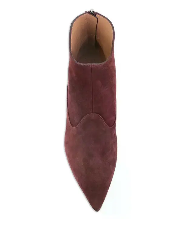 TASSINARI Pointed-toe Ankle Boots - Red