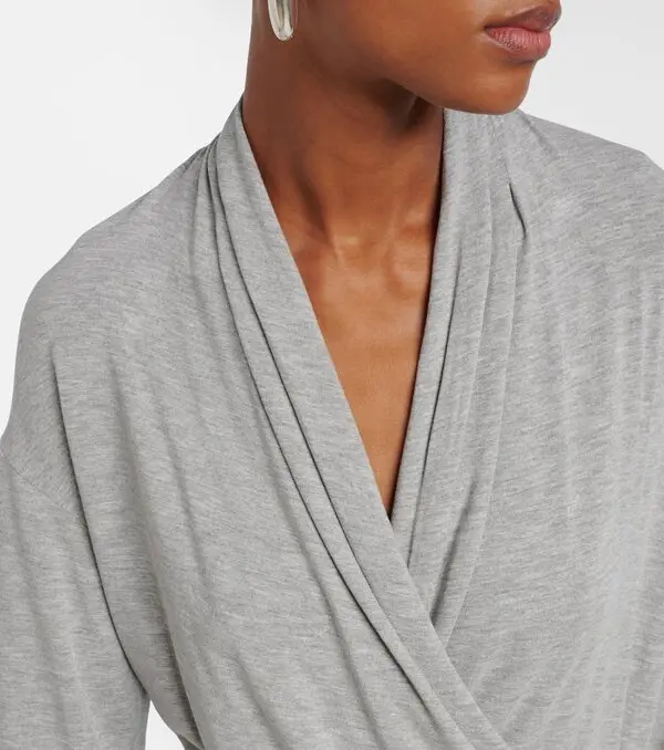 Vince Draped Jersey Top