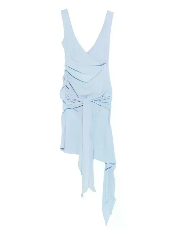 Attico V-neck Mini Dress