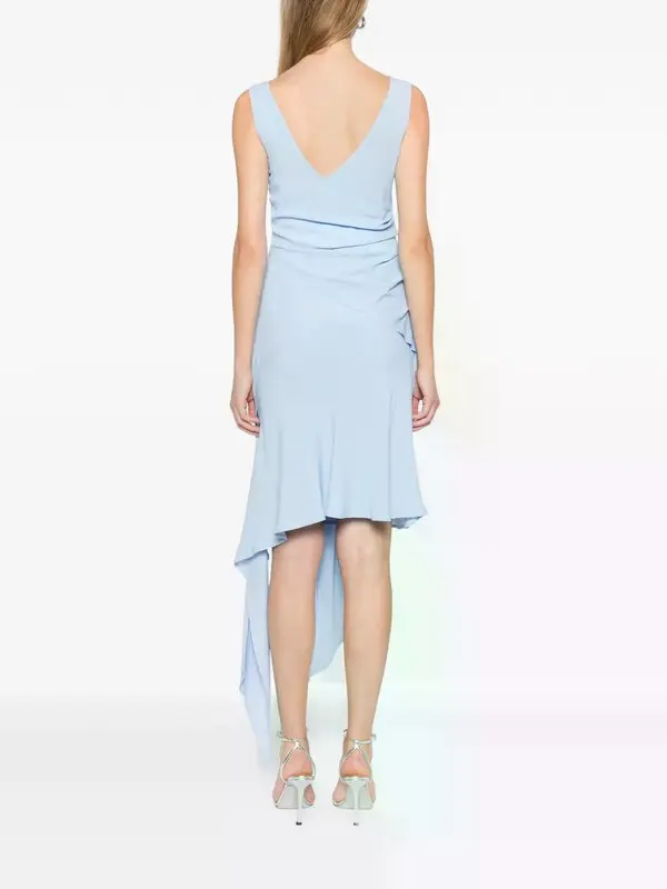 Attico V-neck Mini Dress