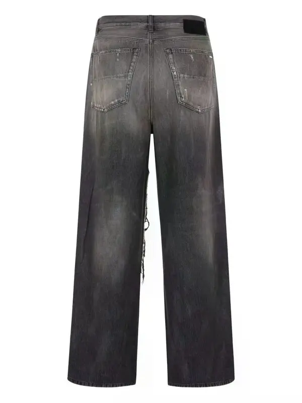 Amiri Distressed Patchwork Jeans