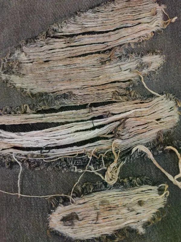 Amiri Distressed Patchwork Jeans