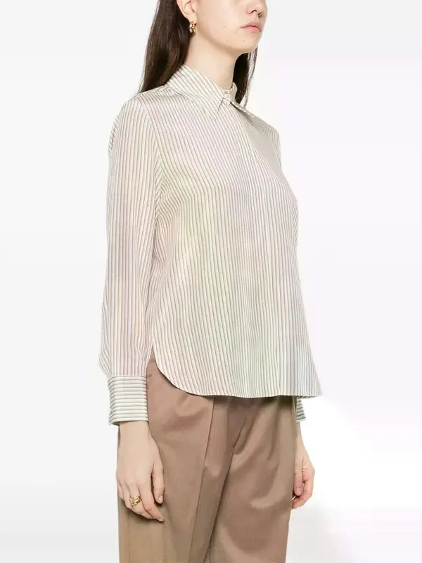 Max Mara Flirt Striped Shirt - Neutrals