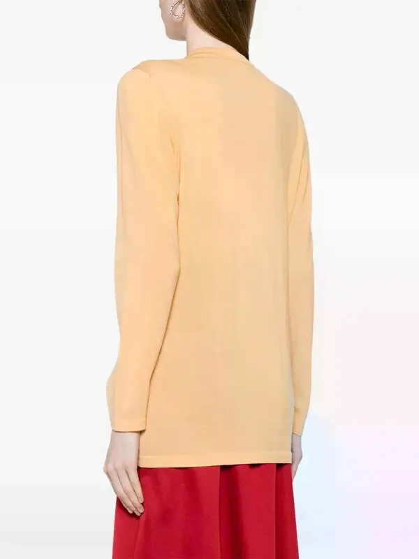 Celine 2000s Postcard Print V-neck Cardigan