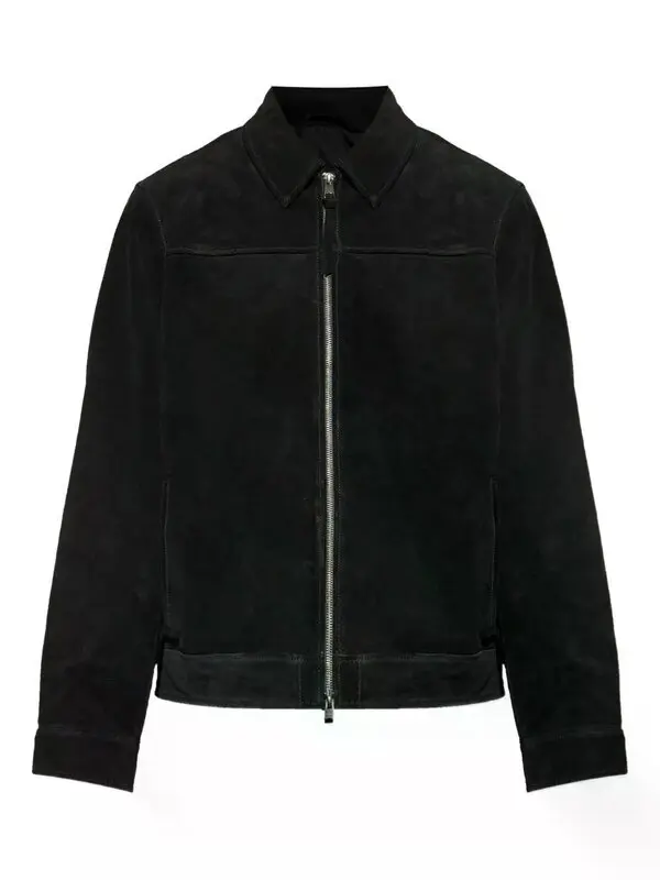 ALLSAINTS Rhone Zip-up Overshirt - Black