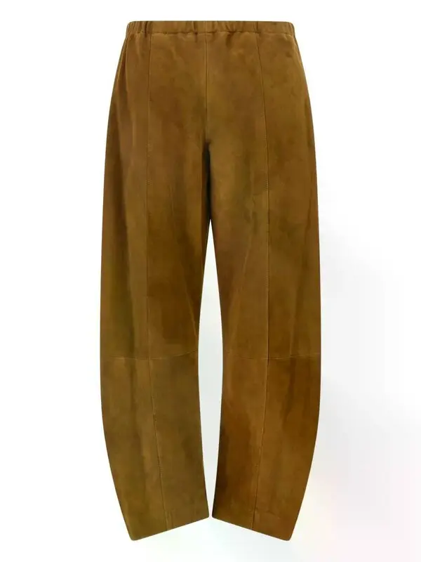 Khaite Elasticated-waist Wide-leg Trousers