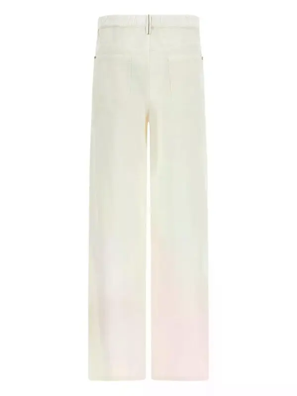 Brunello Cucinelli Elastic Waistband Trousers With Monili Detail