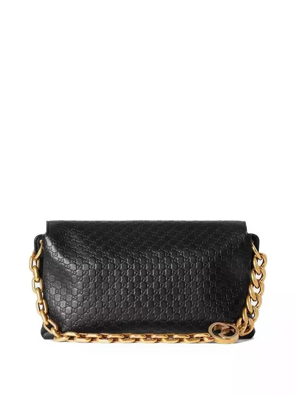 Gucci Embossed Chain Shoulder Bag