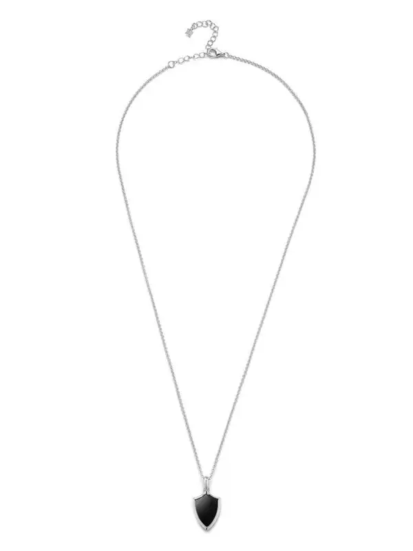 Mateo Onyx Shield Pendant Necklace