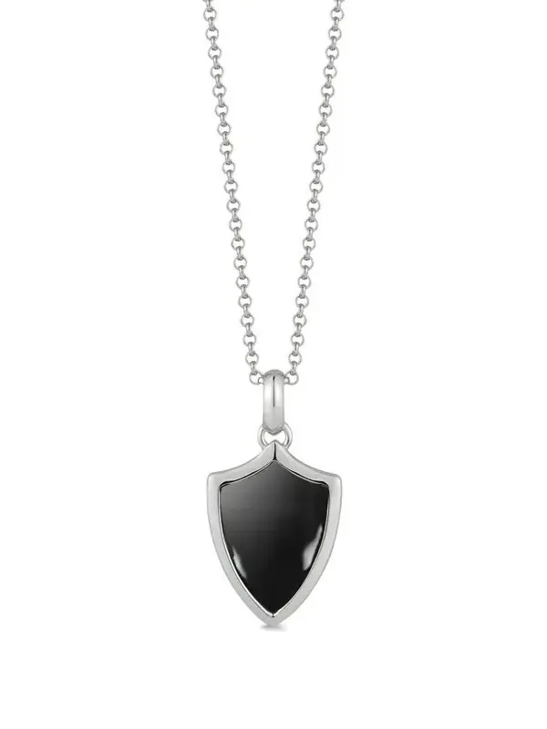 Mateo Onyx Shield Pendant Necklace