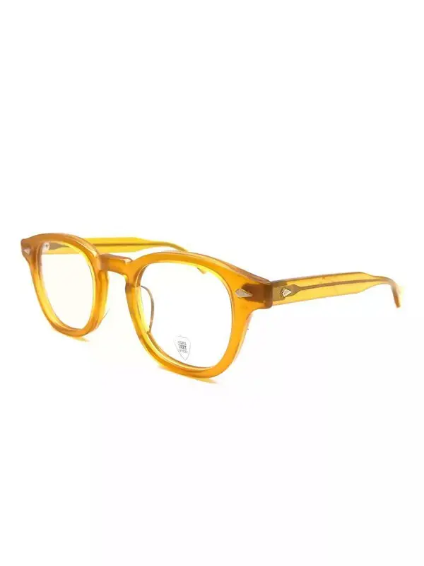 JULIUS TART OPTICAL Square Frame Eyeglasses - Yellow