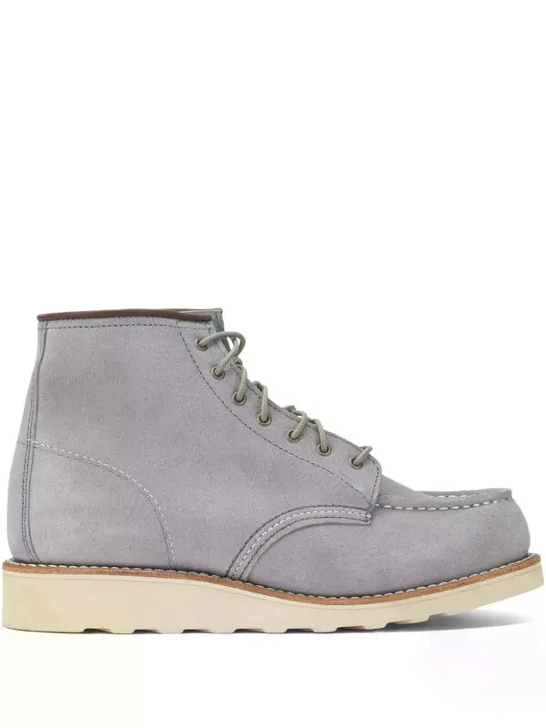 Red Wing Lace-up Suede Boots - Grey