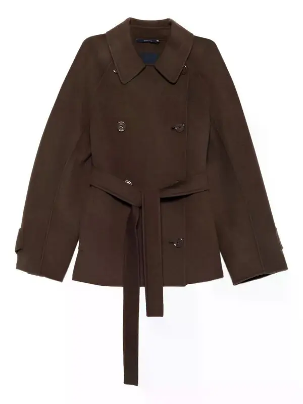 Max Mara Louise Pea Coat - Brown