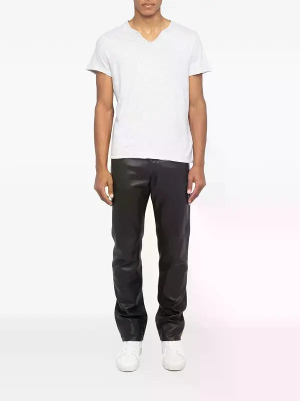 Zadig&Voltaire Monastir Henley T-shirt - Grey