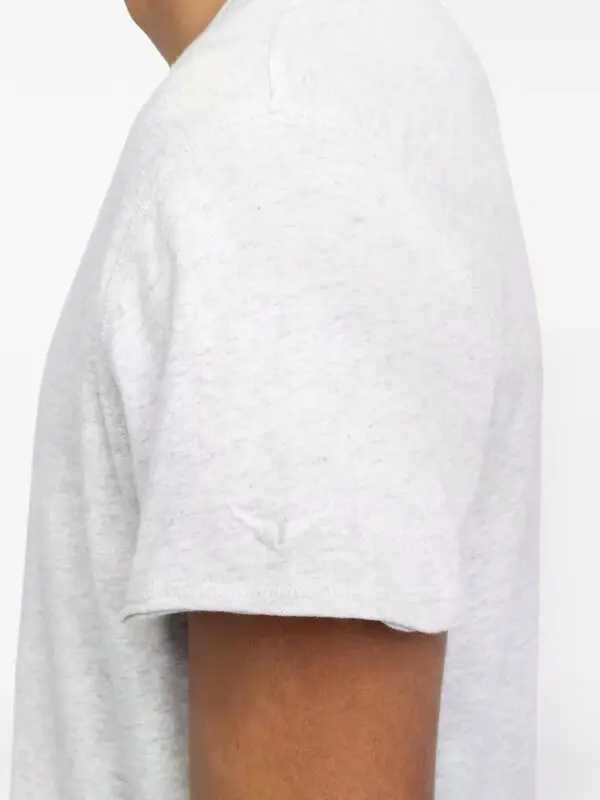 Zadig&Voltaire Monastir Henley T-shirt - Grey