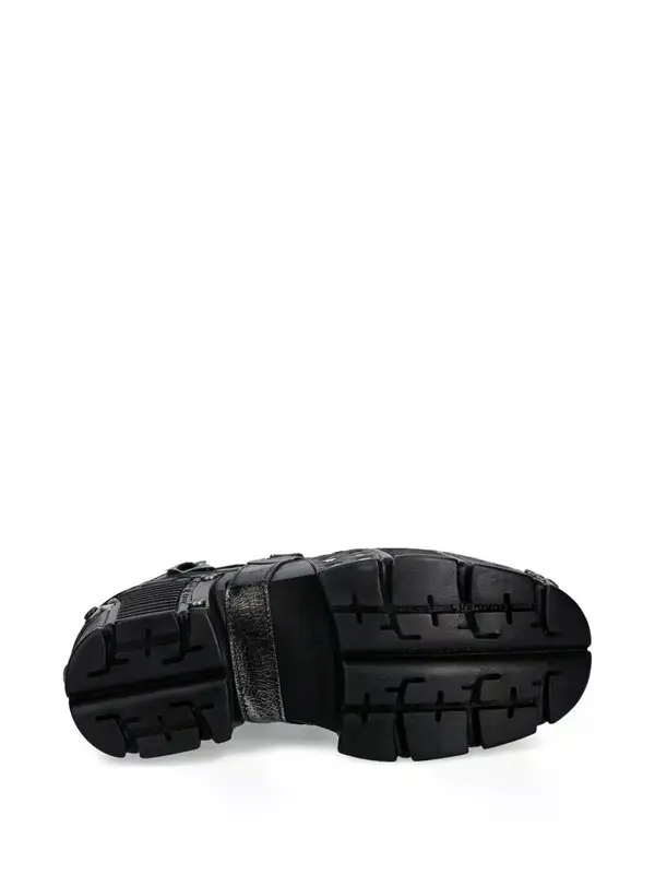NEW ROCK 120mm Buckle Platform Boots