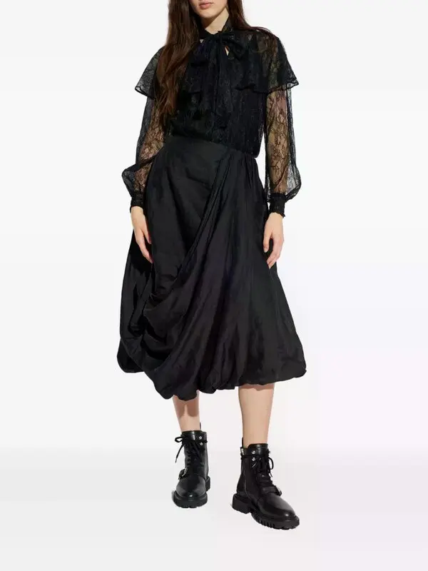 ALLSAINTS Athena Lace Tie Shirt