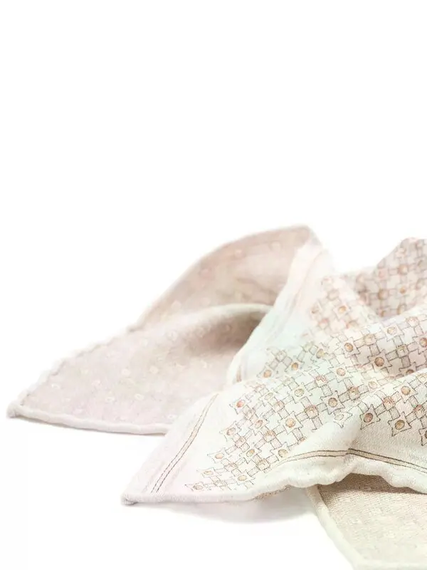 Brunello Cucinelli Patterned Scarf - Neutrals