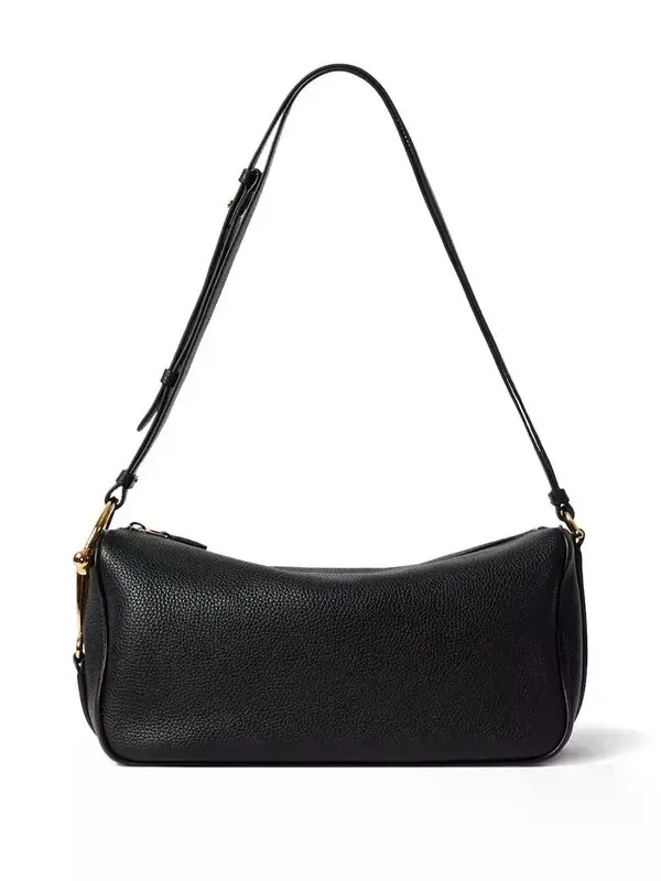 Gucci Grained-leather Shoulder Bag With Horsebit Detail