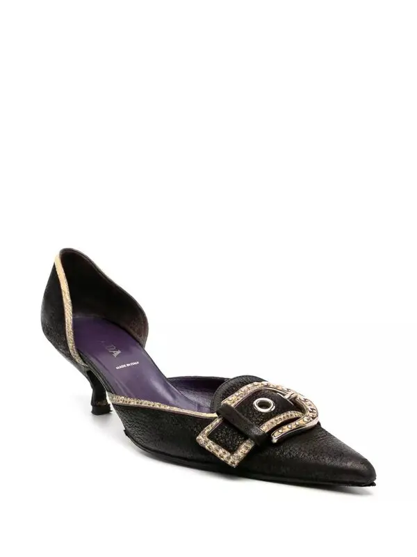 Prada Contrast Trim Pumps