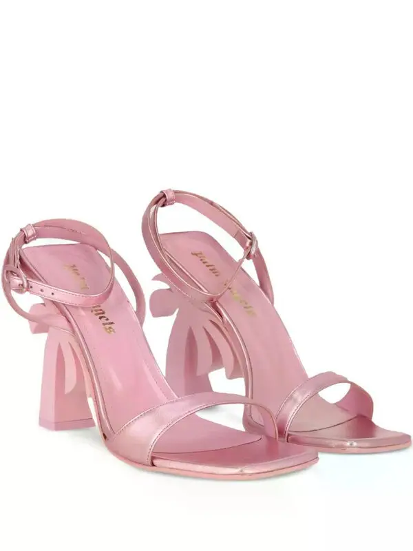 Palm Angels Square-toe Heeled Sandals