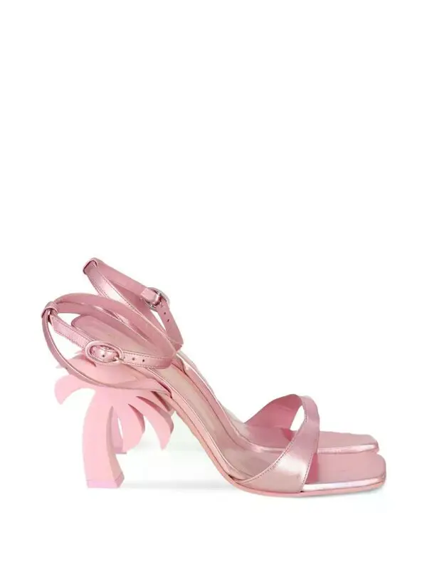 Palm Angels Square-toe Heeled Sandals