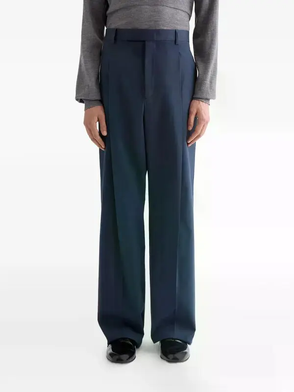 JIL SANDER Wide-leg Pressed Crease Trousers