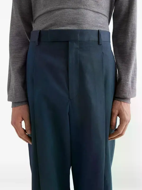 JIL SANDER Wide-leg Pressed Crease Trousers