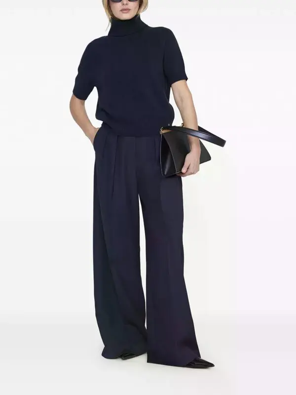 ANINE BING Jackson Turtleneck Short-sleeve Sweater