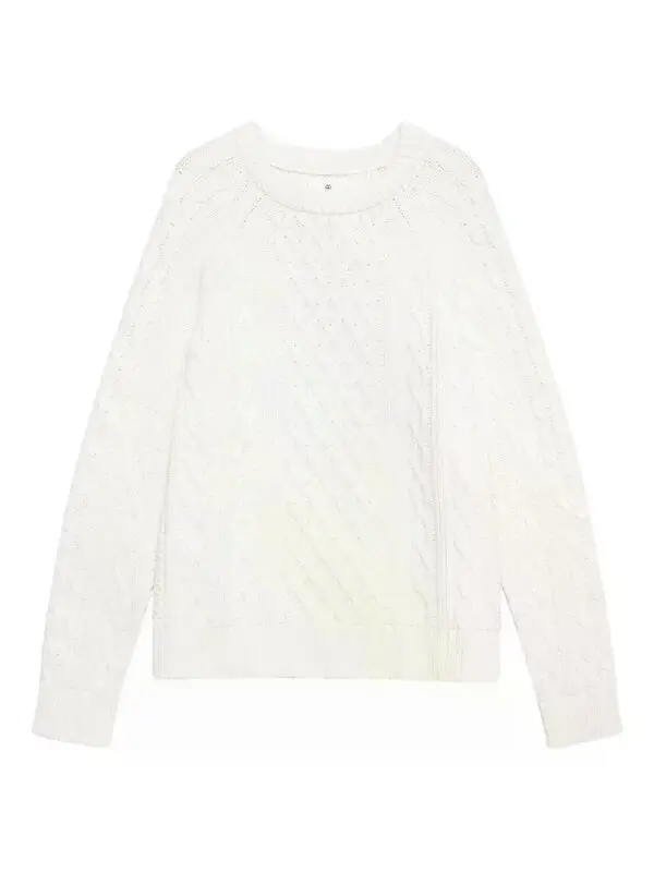 ANINE BING Louie Cable-knit Sweater