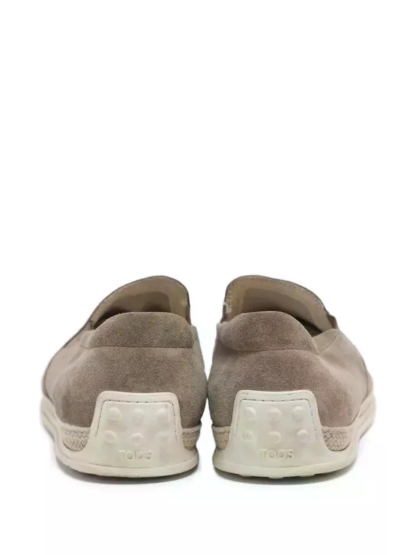 TOD'S Slip-on Suede Loafers - Neutrals