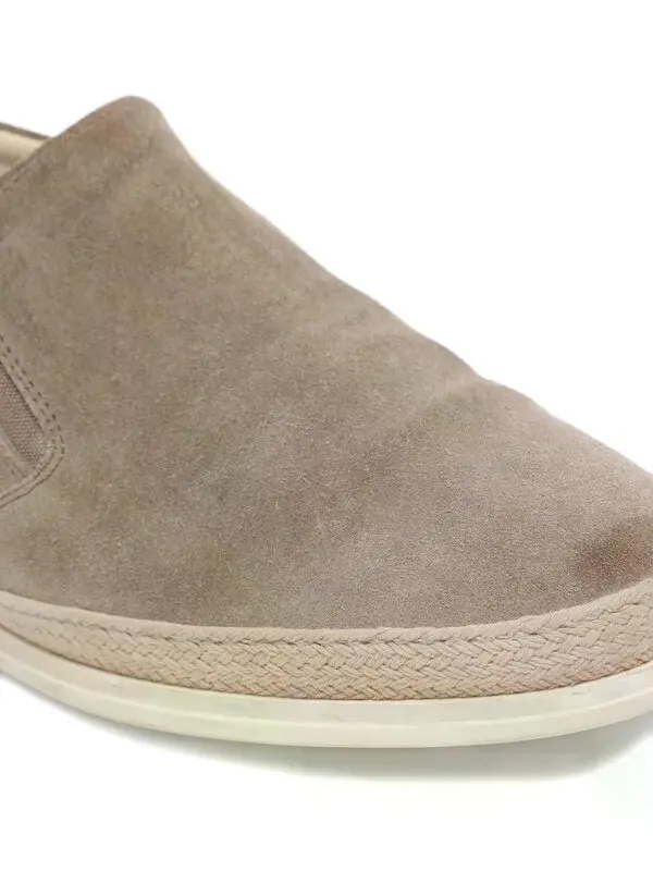 TOD'S Slip-on Suede Loafers - Neutrals