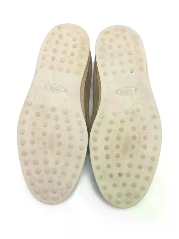 TOD'S Slip-on Suede Loafers - Neutrals