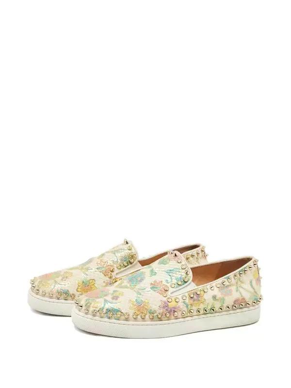 CHRISTIAN LOUBOUTIN Studded Leather Sneakers