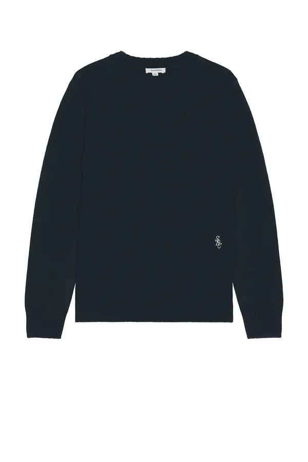 SPORTY & RICH Cashmere Sweater - Dark Navy