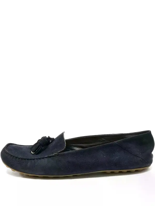 Loro Piana Tassel Suede Loafers