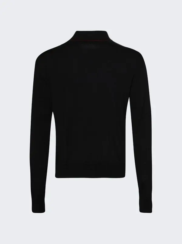 JIL SANDER Long Sleeve Polo Shirt